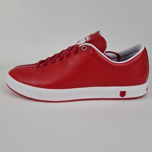 K-Swiss | Shoes | Kswiss Classics Clean Mens Shoes Sneakers Leather Red ...